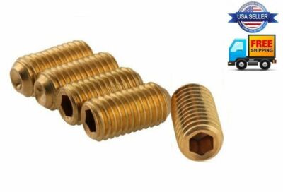 5pcs 6mm Amplifier Gold Terminal Set Screws POWER GROUND SPEAKER REMOT ...