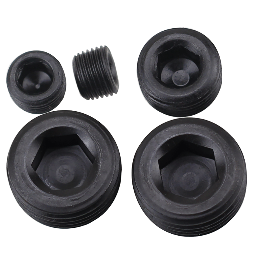 BSPP 1/16" to 1-1/2" Set Screws Hex Socket Pipe Plugs DIN 906 Grade 12. ...