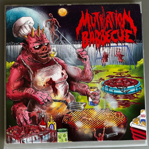 MUTILATION BARBECUE black vinyl ST EP rare oop MAGGOT STOMP Death Metal ...