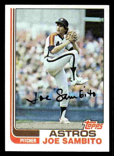 1982 Topps Joe Sambito #34 - Houston Astros | eBay