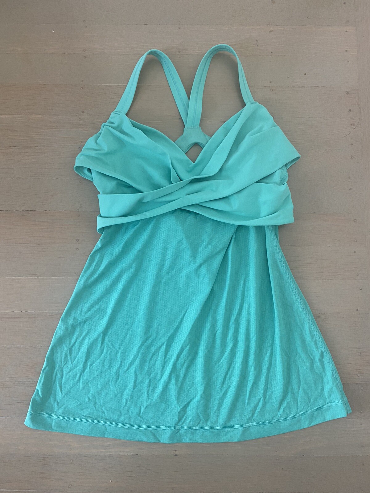 Lululemon Wrap It Up Tank in Bali Breeze (Mint/Green)… - Gem
