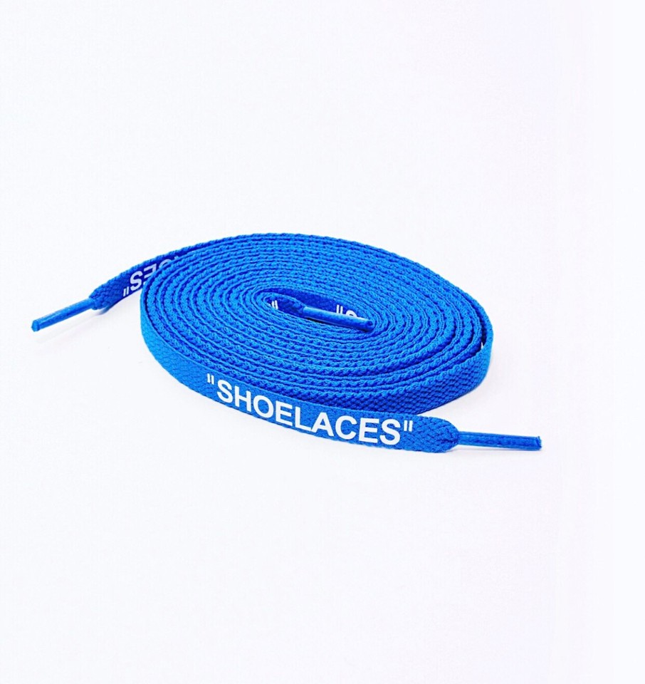 Replacement “SHOELACES” Flat Laces Off White UNC Air Max AJ AF1 Air ...