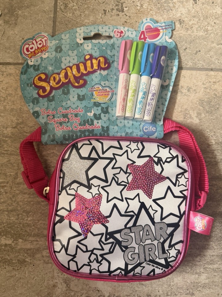 Set of 3 Color Me Mine Girls Design Your Own Bag | eBay