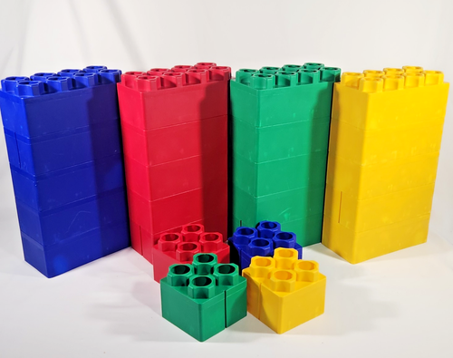24pc Jumbo Brick Blocks Set - Large Biggo Block Bricks Made in USA | eBay