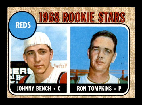 1968 Topps #247 Johnny Bench/Ron Tompkins Rookie Stars EX X2781572 | eBay
