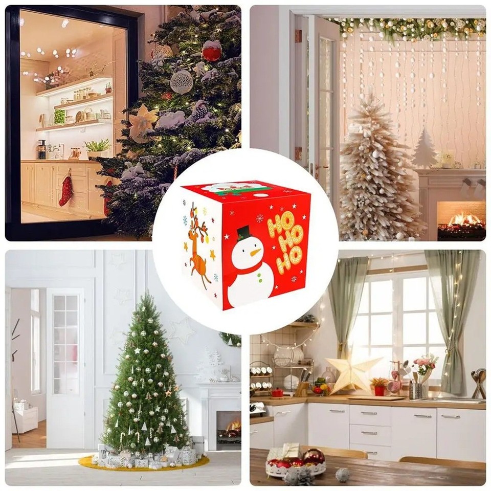 Christmas Candy Packaging Box Small //Santa Claus Candy Box4429 | eBay UK