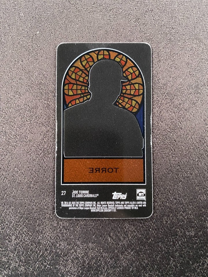 2025 Topps Allen and Ginter Mini Stained Glass Joe Torre #381 C899 | eBay