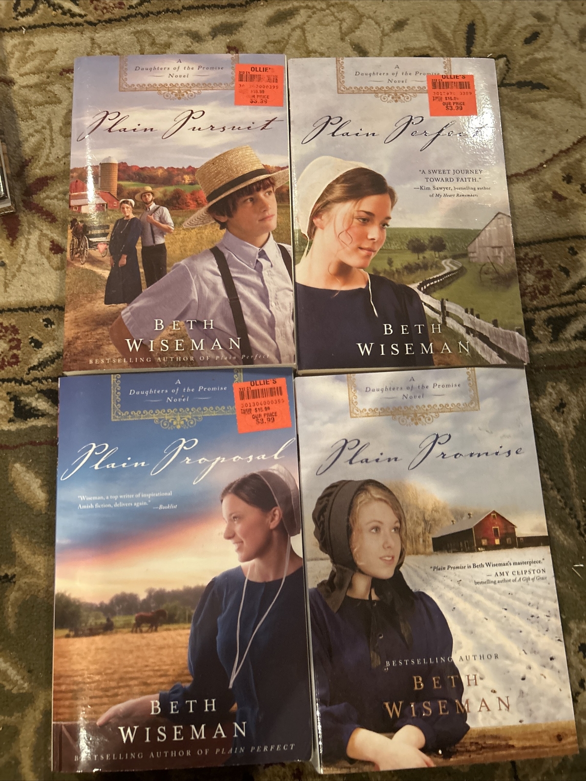A Daughters of the Promise Series Lot of 4 Amish Romance By Beth ...