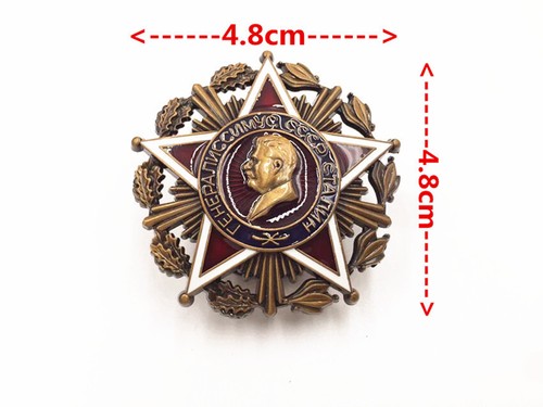 Order of Stalin USSR Generalissimo Breast Star Medal Military Accessory ...