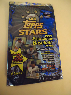 1999 Topps Stars Baseball card wrapper - Stars of the Game - MLB | eBay