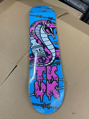 New Rare Tokidoki Skateboard Deck Pink Blue Snake | eBay