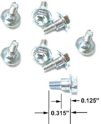 8x Lot Dell M3 Shoulder Screws Optiplex Dimension DVD+/-RW ROM Optical ...