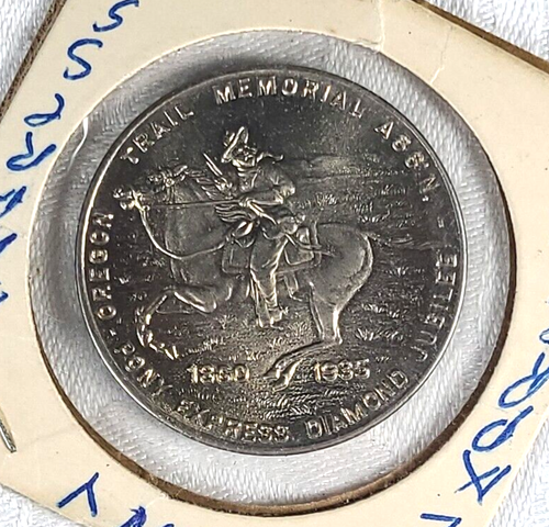 Oregon Trail Pony Express Diamond Jubilee Token 1860-1935, Changing ...