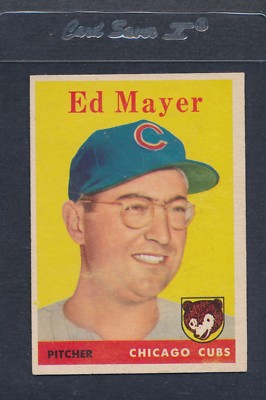 1958 Topps #461 Ed Mayer Cubs EX *4251 | eBay