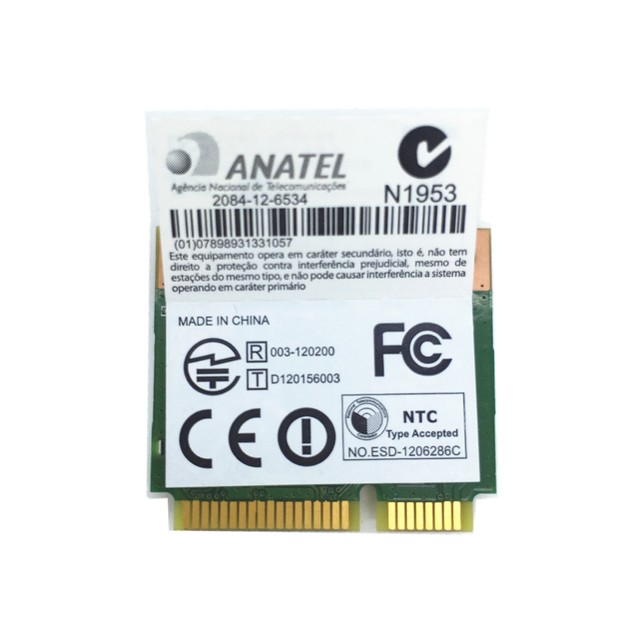 Atheros Ar9565 Qcwb335 Half Mini PCIe WiFi Wireless Bluetooth 4.0 Card ...