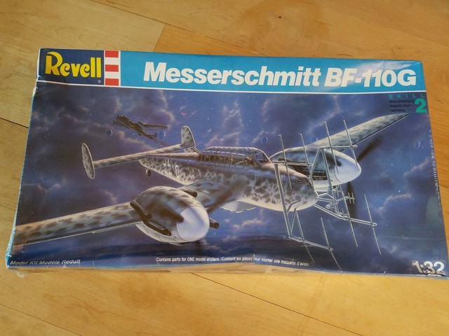 Revell Messerschmitt BF-110G 1/32 Scale Airplane Model Kit Factory ...