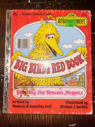 Big Bird's Red Book | Little Golden Book | VINTAGE Ephemera ...