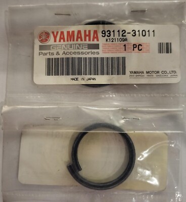 2 pack-OEM Yamaha Genuine Part Oil Seal 93112-31011 (fits steering stem ...