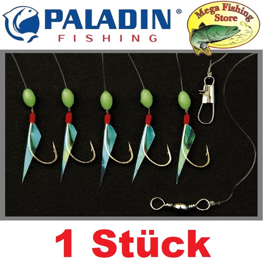 PALADIN Fischhaut Heringsvorfach - Hering Vorfach Rig System 2# - ab 0 ...