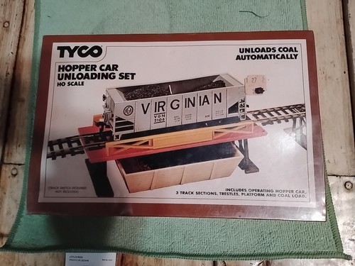Vintage Tyco HO Scale HOPPER CAR UNLOADING SET Number 862 FACTORY ...