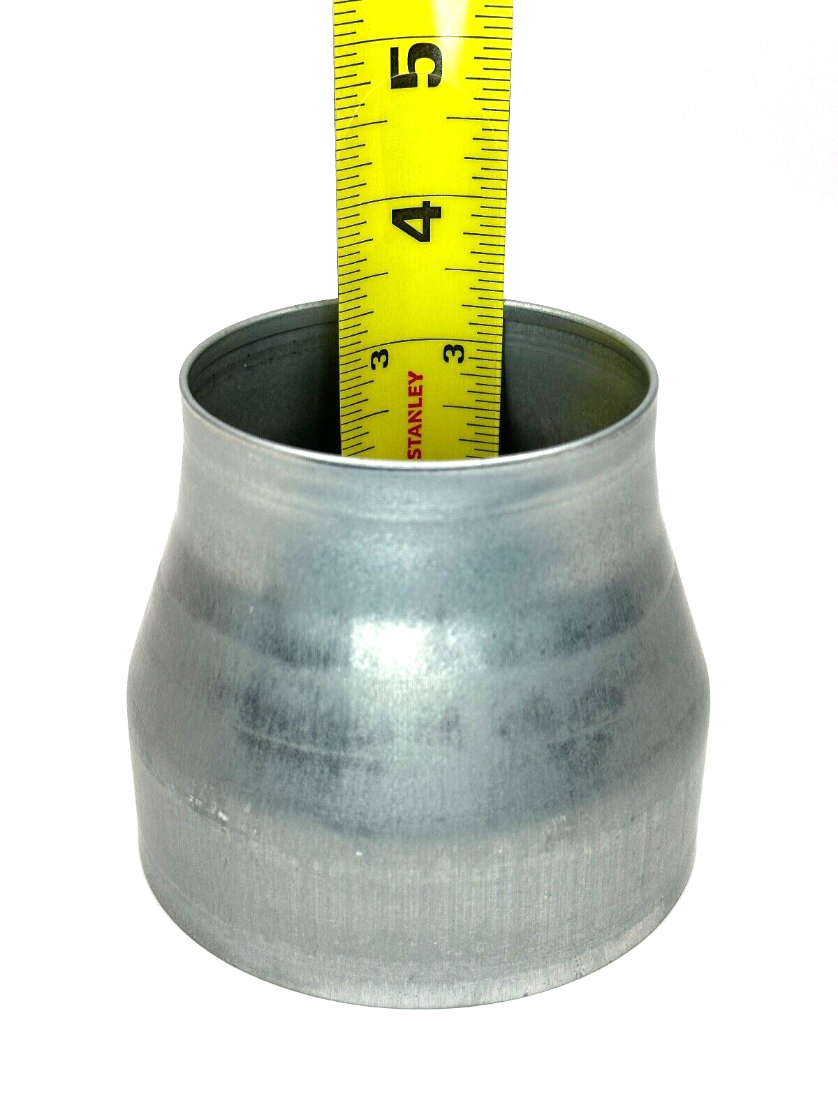 4x3 Round Duct Reducer 4" to 3" Inch Panasonic Whisper Vent Fan Metal ...