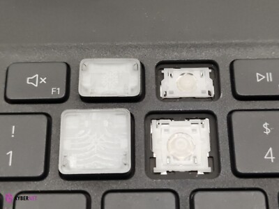 Dell Latitude 3510 Laptop UK Keyboard Single Keys w/Hinges &Rubbers ...