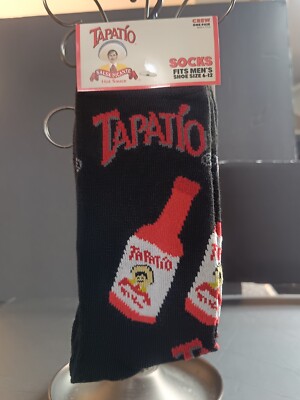 Tapatio Hot Sauce SOCKS - ODDSOX | Novelty Gag Gift, Funny Crazy Deal ...