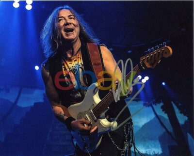 Dave Murray Iron Maiden Autographed Signed 8x10 Photo reprint | eBay