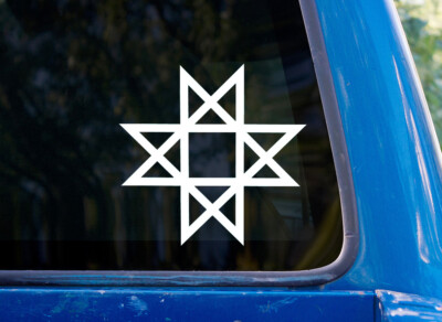 Auseklis Symbol Vinyl Sticker Decal - Morning Star Moon Octagram | eBay
