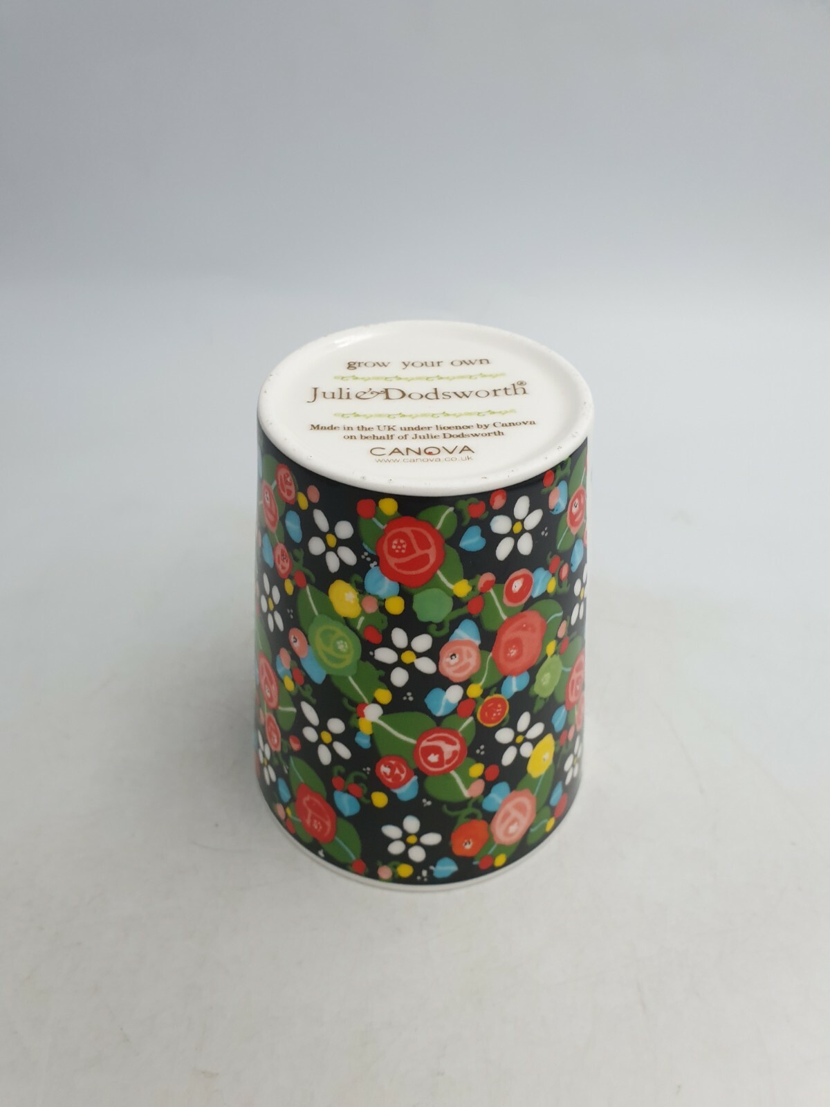 CANOVA JULIE DODSWORTH GROW YOUR OWN NASTURTIUM CHINA TUMBLER BEAKER ...