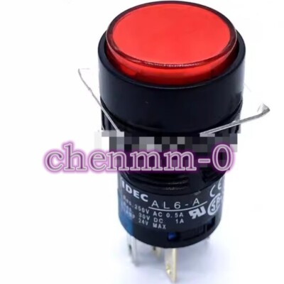 1PC NEW IDEC Button switch with light 16 aperture AL6M-A14PRC AL6-A #YT | eBay