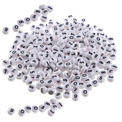 100 Pcs Diy Beads Letter and Number for Bracelets Jewelry Making | eBay ...