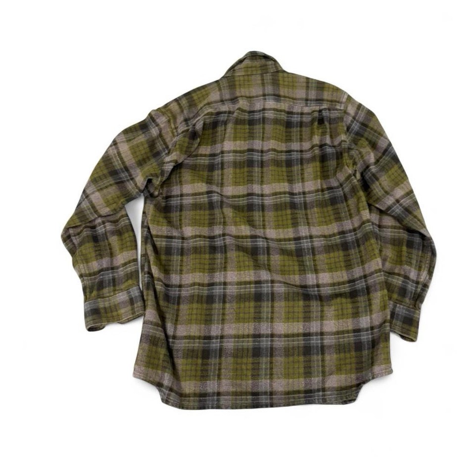 Orvis Flannel Shirt Adult Men’s M Plaid Thick Outdoor Hunt Fish ...