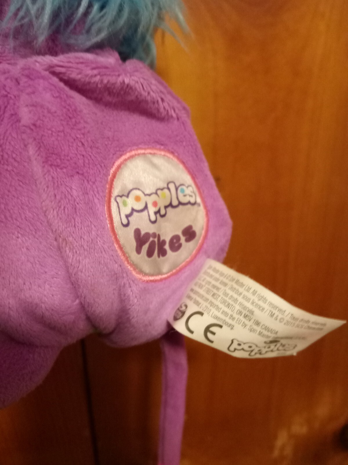 Spin Master Popples Yikes Plush Netflix Stuffed Animal Blue Purple ...