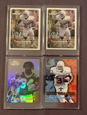 1999 Ricky Williams ROOKIE rc cards - Topps / Upper Deck / Auropa (LOT ...