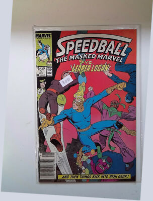 1988 Speedball #3 Marvel Comics VG+ 1st Print Comic Book | eBay
