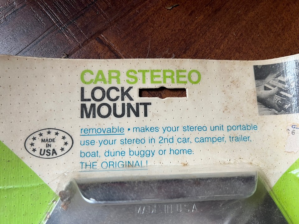 VINTAGE KUSTOM KREATIONS CAR STEREO - CB RADIO KEY LOCK MOUNT | eBay
