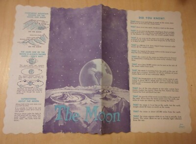 1962 Springprint (Lagonda Co. Springfield OH) 14" X 10" paper placemat ...