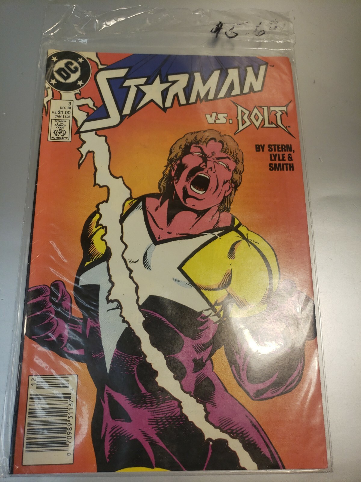 Starman vs Bolt DC Comics #3 Dec 1988 Stern, Lyle & Smith NM | eBay