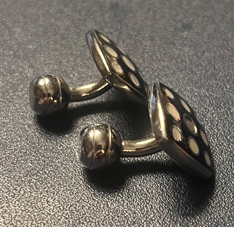 Duchamp Sterling Enamel Cufflinks London | eBay