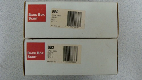 System Sensor BBS Fire Alarm Wall Back Box Skirt Red LOT OF 2 NEW NOS ...