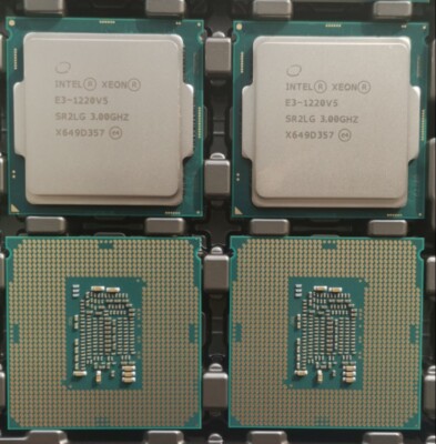 Intel Xeon E3-1220 V5 3.0 GHz 4 Core 8 MB 80W LGA1151 SR2LG CPU ...