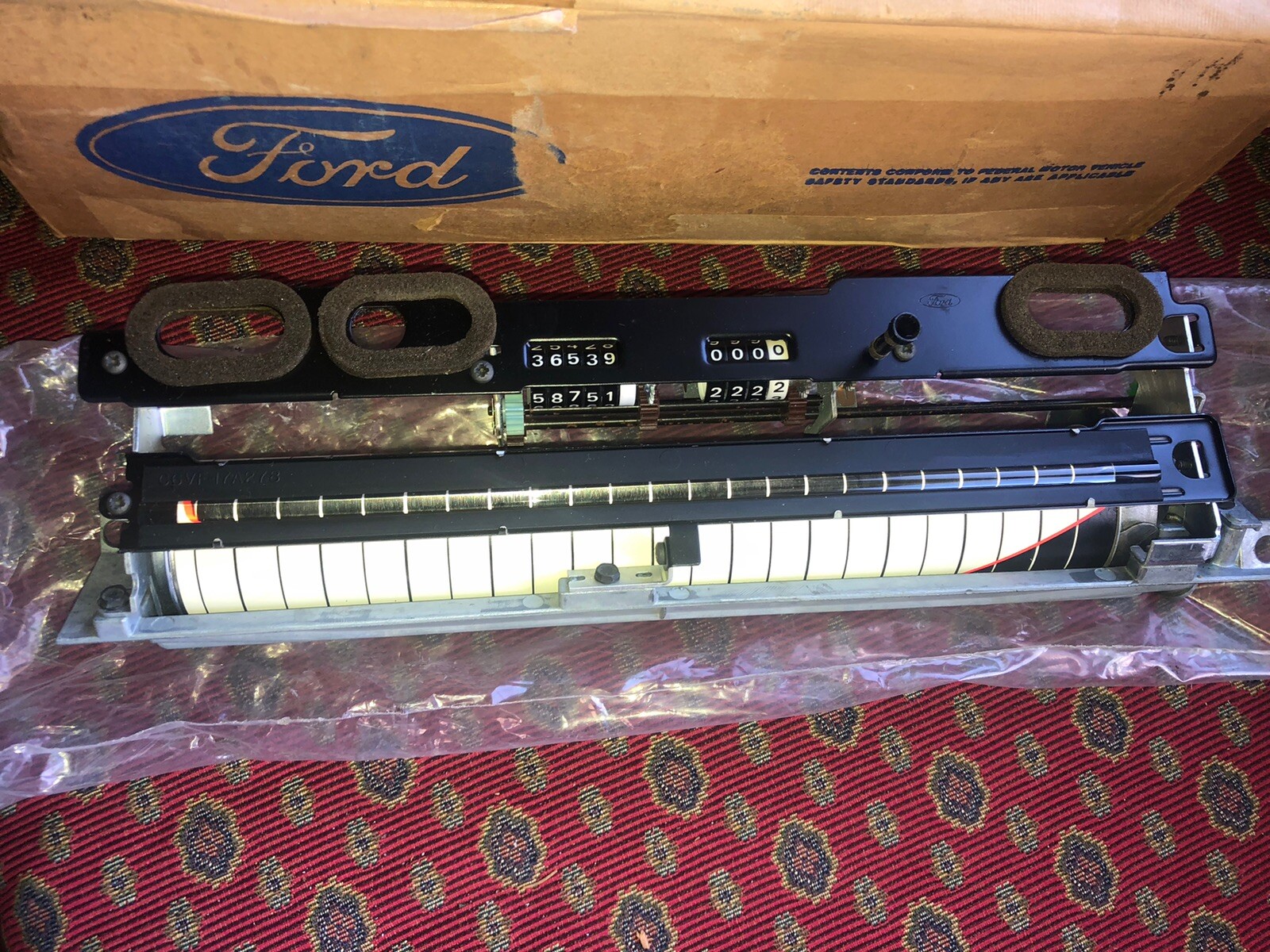 Speedo Assembly Lincoln Continental Speedometer Rolling Gauge 1978 | eBay