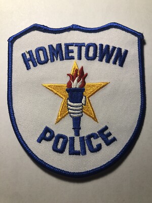 Hometown Illinois Police Patch ~ Vintage | eBay