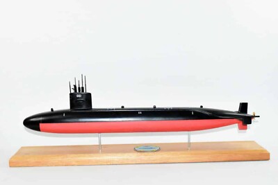 USS Lapon SSN-661 Submarine Model, US Navy, Scale Model, Mahogany ...