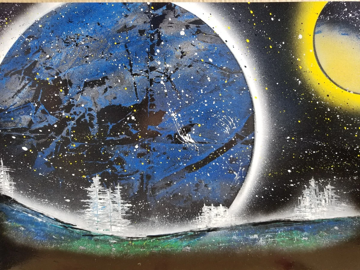 Space Art Spray Paint