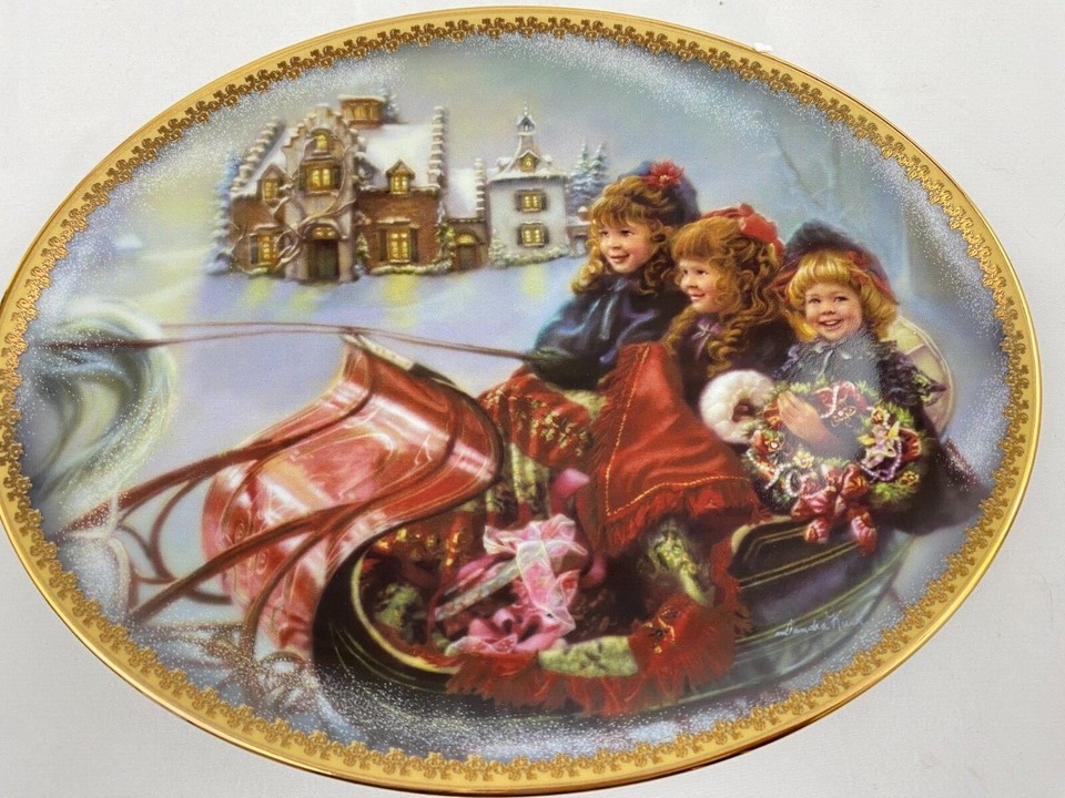Bradford Exchange Sandra Kuck's Winter Wonderland Yearly Collectible ...