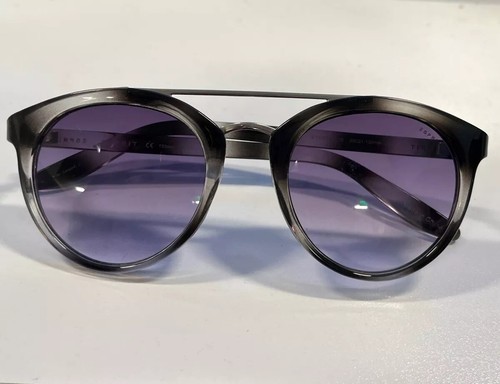 Espirit Sunglasses Round Aviators With Purple Gradient Tint Gray Ombré ...