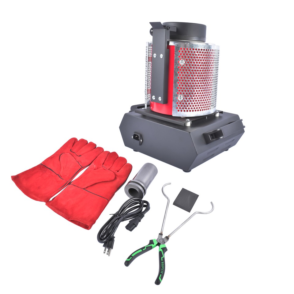 Gold Melting Furnace Kit 1 High-Temp Electric Foundry w/ With heat ...