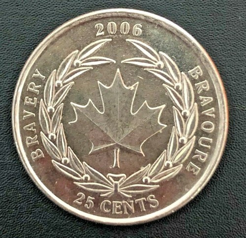 2006 Bravery Bravoure CANADA 25 Cent Coin | eBay